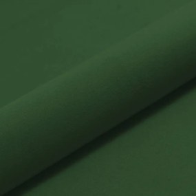 Čtvercový sedák tmavě zelený plyš