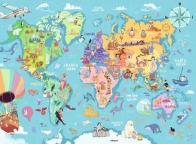Ravensburger Puzzle Mapa světa XXL / 100 dílků / od 6 let