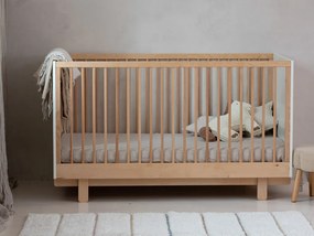 Rostoucí dětská postýlka BASIC 70x140 cm Zvolte barvu: Bílá
