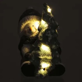 RETLUX RXL 473 Sněhulák se stromem 14cm 6LED 3000K - teplá bílá