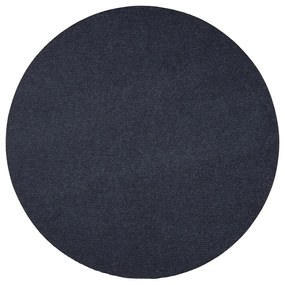 Vopi koberce Kusový koberec Quick step antracit kulatý - 100x100 (průměr) kruh cm