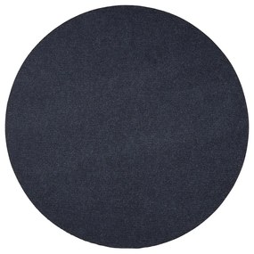 Vopi, Kusový koberec Quick step antracit kruh, 57x57 (průměr) kruh, šedá, chodba / předsíň