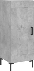 Skříň highboard betonově šedá 34,5x34x180 cm kompozitní dřevo 3199109