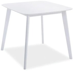 Jídelní stůl Simona (bílá + bílá) (pro 4 osoby). 1050810