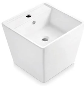 Bathco 4059 - Umyvadlo na desku GENOVA 42x42 cm porcelán/bílá