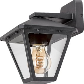 Rabalux Venkovní nástěnné svítidlo PARAVENTO max. 1x40W | E27 | IP44 - černá