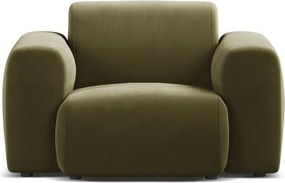 Khaki sametové křeslo Molino – Micadoni