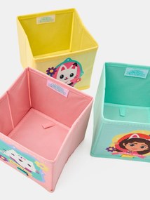 Sinsay - Sada úložných krabiček 3 pack Gabby's Dollhouse - vícebarevná