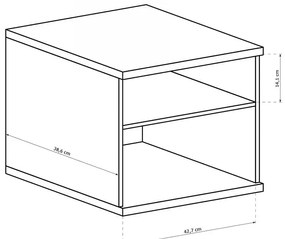Ložnice CALI | 4 díly | artisan