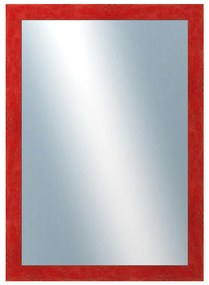 DANTIK - Zarámované zrcadlo - rozměr s rámem cca 50x70 cm z lišty RETRO červená (2534)