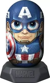 Ravensburger 3D Puzzle Hylkies: Marvel: Captain America / 54 dílků / o