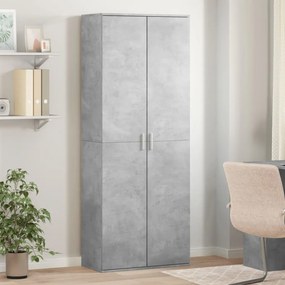 Skříň highboard betonově šedá 70 x 35 x 180 cm kompozitní dřevo 3276661