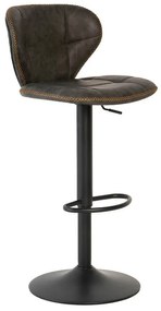 Barová židle perip 61 cm tmavě šedá MUZZA