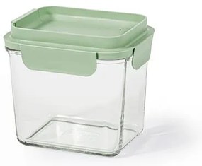 GLASSLOCK NÁDOBA S VÍKEM 1200ML ZELENÁ