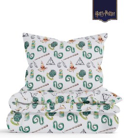Povlečení mikroplyš Harry Potter - Zmijozel