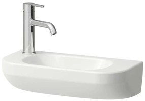 Laufen Lua - Umývátko 50x23 cm, bez přepadu, otvor pro baterii vlevo, bílá H8150820001131