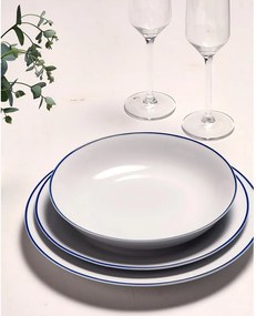 Bílý porcelánový talíř ø 27 cm Basic White – BonBistro