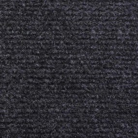 Koberec Antracitová 1,2 x 10 m Polyester 331334
