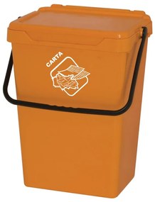 Artplast Plastový odpadkový koš pro třídění odpadu, žlutý, 35 l