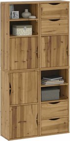 Boční skříňky 4 ks "ODDA" 40x24x79 cm Borovicový masiv 3365348
