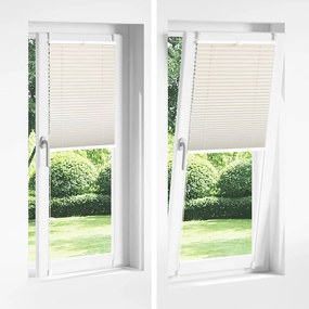 Plisované žaluzie / rolety Plisse 60 x 100 cm - krémové 240625