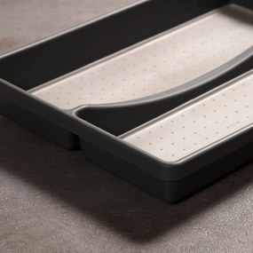 Organizér do zásuvky Kubas 23 cm černý