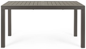 BIZZOTTO Rozkládací zahradní stůl HILDE 140x77 cm hnědý 0662980