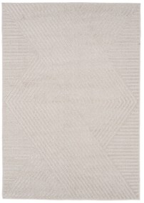 Obdélníkový koberec Aron, bílý, 340x240