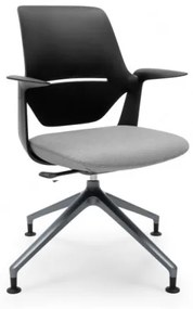 profim Kancelářská židle Trillo 20HST Barva plastů světle šedé plasty + kříž bílý GALERIE - Čalounění profim LÁTKY 0 / ALBA, EVO, NEXT
