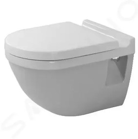 DURAVIT - Starck 3 Závěsné WC, s HygieneGlaze, bílá (2200092000)