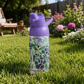 Quokka Swift 785 ml Violets / Láhev na vodu / S pítkem / Ecozen / BPA