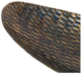 Kovový dekorační tác 48x16 cm Bronze – Ixia