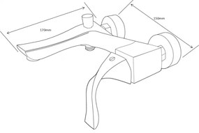 Mexen ESTRELLA - BATERIE VANOVÁ, ZLATÁ, 72330-50