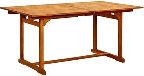 Zahradní jídelní stůl (160–240) x 100 x 75 cm masivní akácie 316566