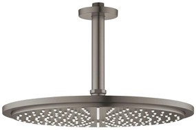 Grohe Rainshower Cosmopolitan - Hlavová sprcha 310, sprchové rameno 14 cm, 1 proud, kartáčovaný tmavý grafit 26067AL0