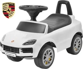 MILLY MALLY Odrážedlo Porsche Cayenne S bílá / Dětské vozítko / Licenc