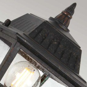 Rustikální venkovní lucerna Elstead Highnam Starý bronz 26 cm 1x E27