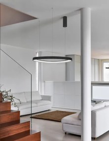 LED lustr Esteva 65 černé