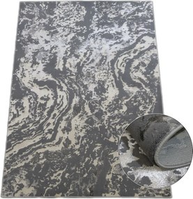 BE Koberec Esprit 3606 GREY - šedý obdélníkový Rozměr: 200x290 cm