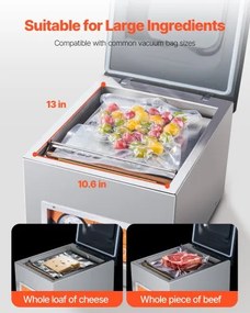 Komorový vakuový uzávěr, těsnící výkon 260 W – DZ-260S-V2
