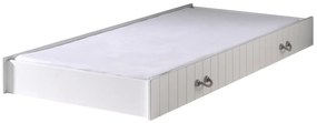 OnaDnes -20% Bílá lakovaná zásuvka k posteli Vipack Lewis 190 x 94 cm