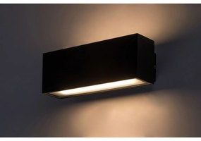 Rabalux 77075 venkovní nástěnné LED svítidlo Mataro 10 W, černá