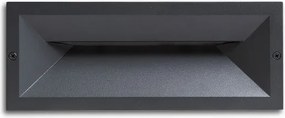 RED R13621 RAGG zápustná černá 230V LED 12W IP65 3000K - RED - DESIGN RENDL