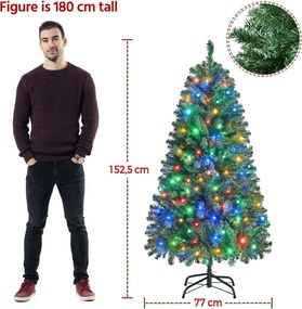 Umělý vánoční stromek Yaheetech – 152,5 cm (267381830316)