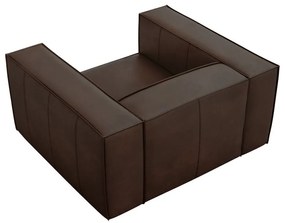 Tmavě hnědé kožené křeslo Madame – Windsor &amp; Co Sofas