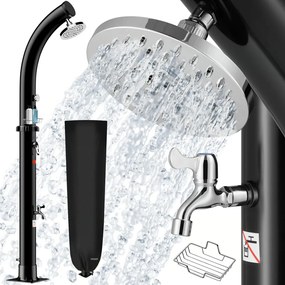 Solární sprcha BOW, 20 l, černá Monzana