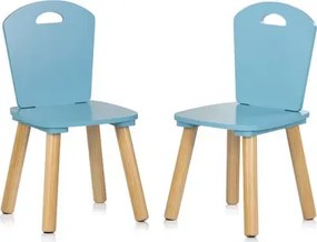 CHIPOLINO Dřevěný stolek s židlemi Blue