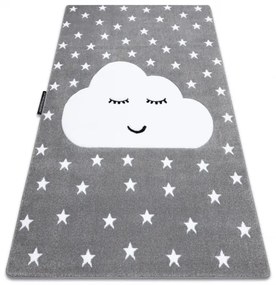 Dětský kusový koberec PETIT Mráček šedý Rozměr: 160x220 cm