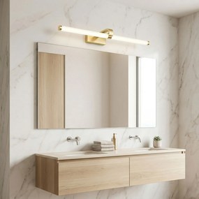 Toolight Toolight, LED nástěnné svítidlo 60cm, 13W, 4000K, 1000lm, APP1886-1W, zlatá matná, OSW-66041