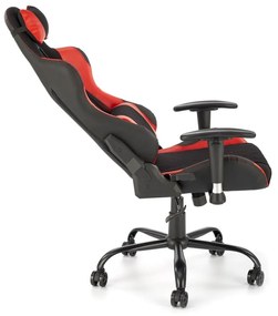 Herní židle Drake červeno-černá